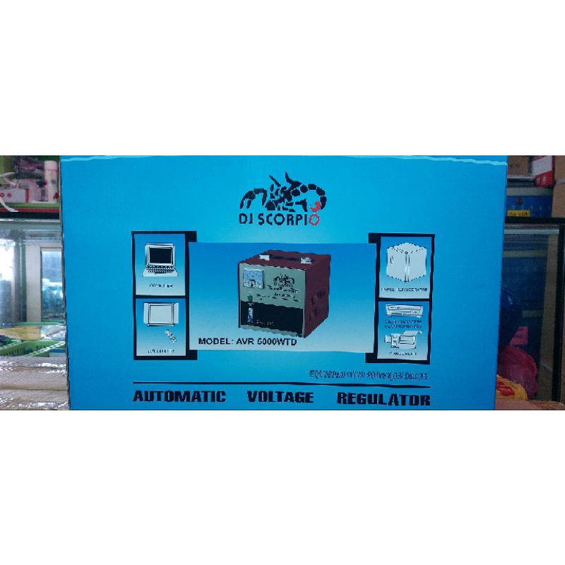 5000 WATTS AVR (AUTO VOLTAGE REGULATOR) WITH TIME DELAY | Shopee ...