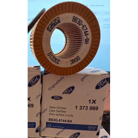 OIL FILTER (ELEMENT) BB3Q6744BA FORD RANGER / EVEREST 2011-PRESENT ...