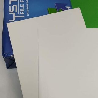 File Folder White Long and Short 14 points 1 ream 100 pcs | Shopee ...