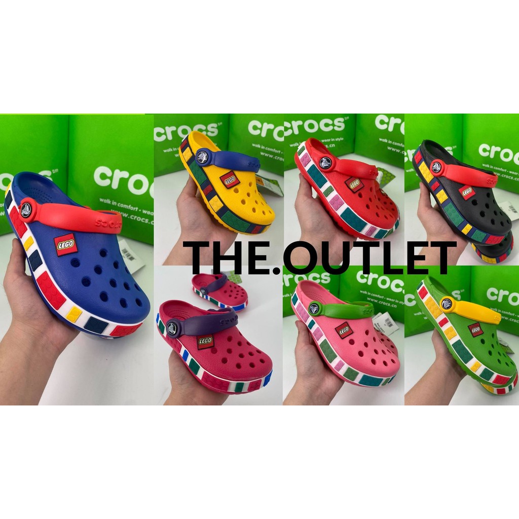 Crocs x Lego Classic Clogs for kids | Shopee Philippines