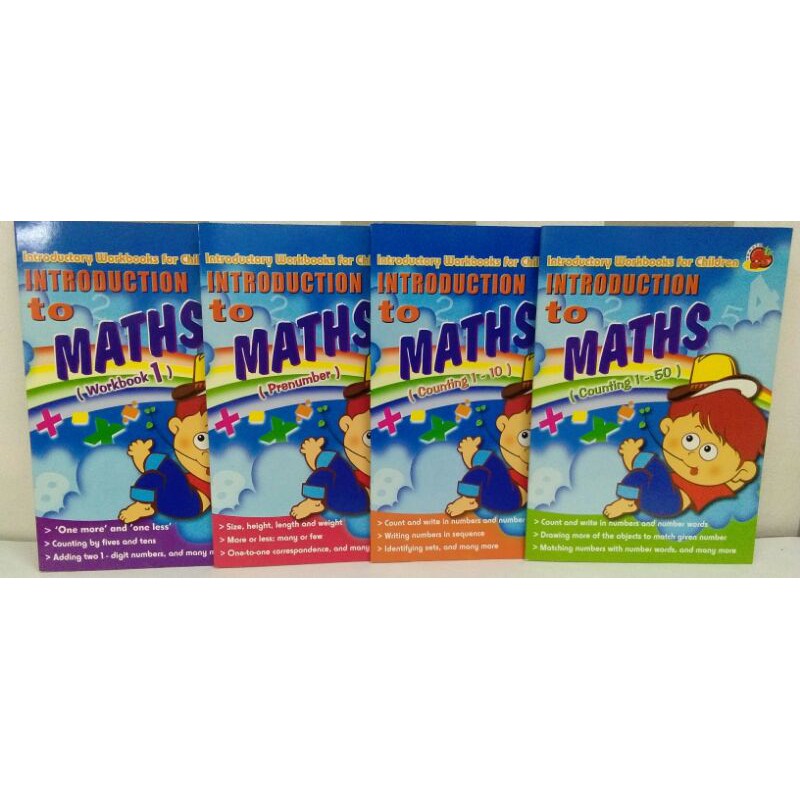 Introductory Workbooks for Children(INTRODUCTION to MATHS) | Shopee ...