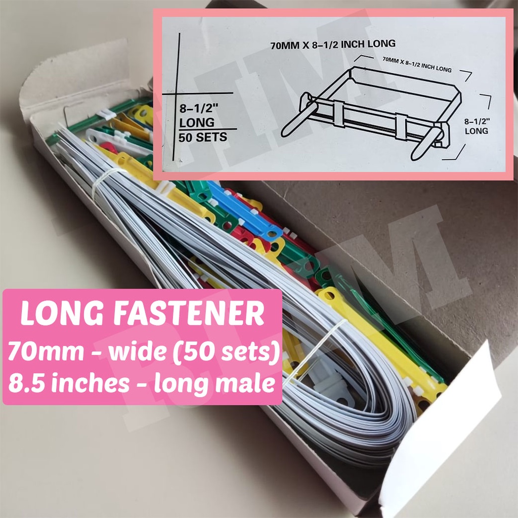 Long Fastener Plastic 8.5 inches 70 mm (7 cm) Fasteners | Shopee ...