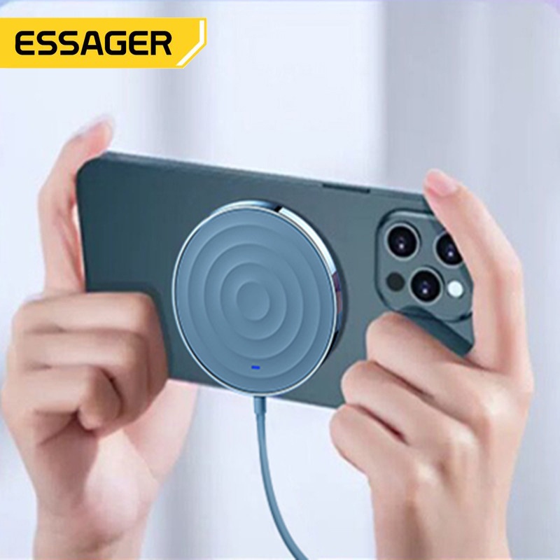 Essager 15W Magnetic wireless charger for iP wireless charger | Shopee ...