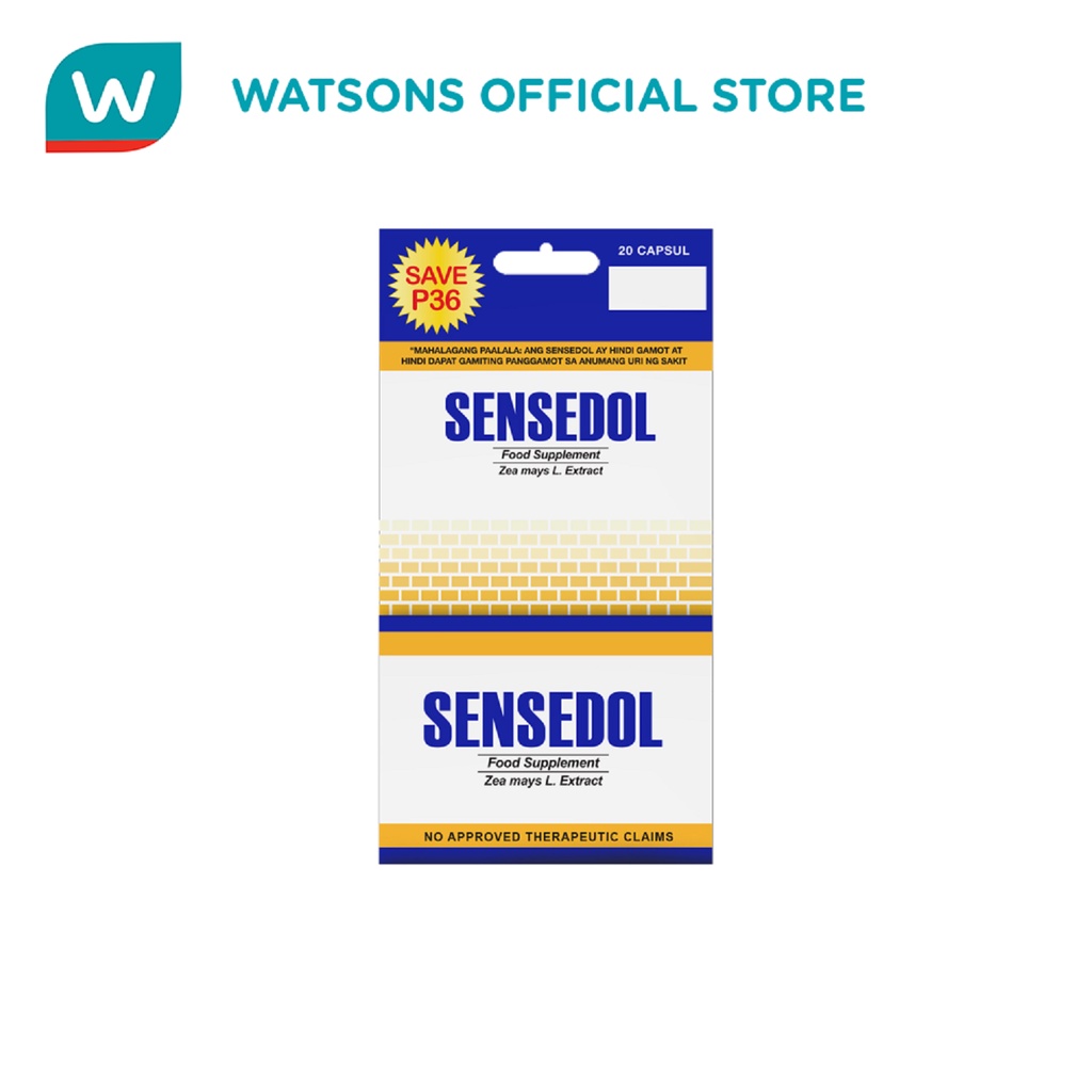 SENSEDOL SOFTGEL CAPSULE (20 Capsules) | Shopee Philippines