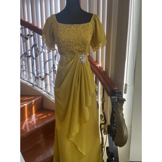 Mother of the Bride Dress/ Principal Sponsor Gown/ Secondary Sponsor Gown/ Ninang Gown | Shopee ...