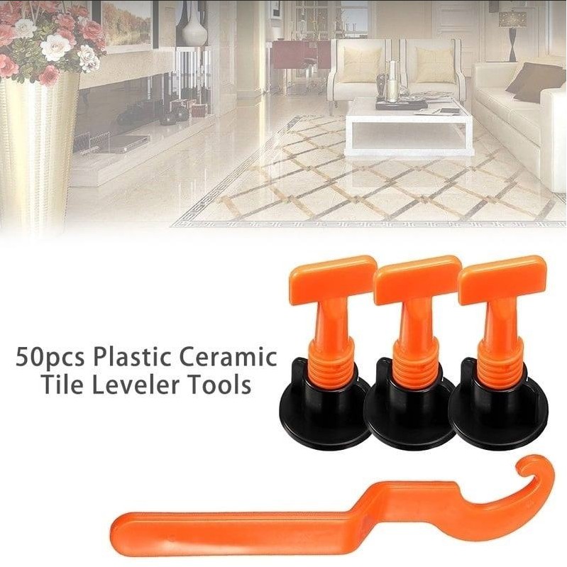 50Pcs Tile levellers Mini Level Wedges Alignment Tile Spacers for Wall ...