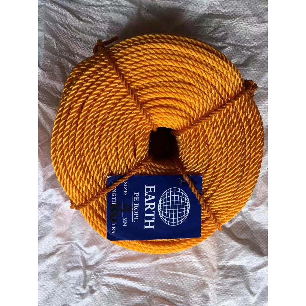 Nylon rope no.8 4mm 200 meters per roll (lubid tali) | Shopee Philippines