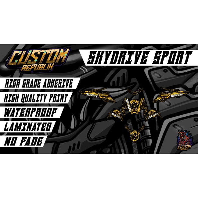 Suzuki Skydrive Sport Circuit Decals Set | Shopee Philippines