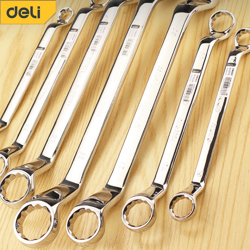 Deli 10-17mm Double Head Spanner Wrench Set Dual Multi Purpose Wrench ...