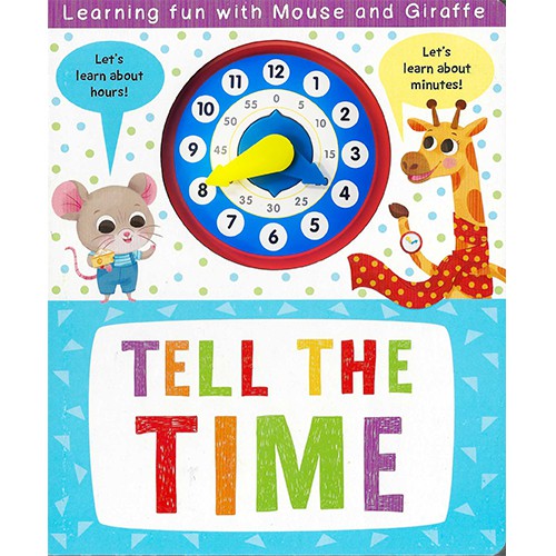 Learn To Tell The Time Board Book with Clock | Shopee Philippines