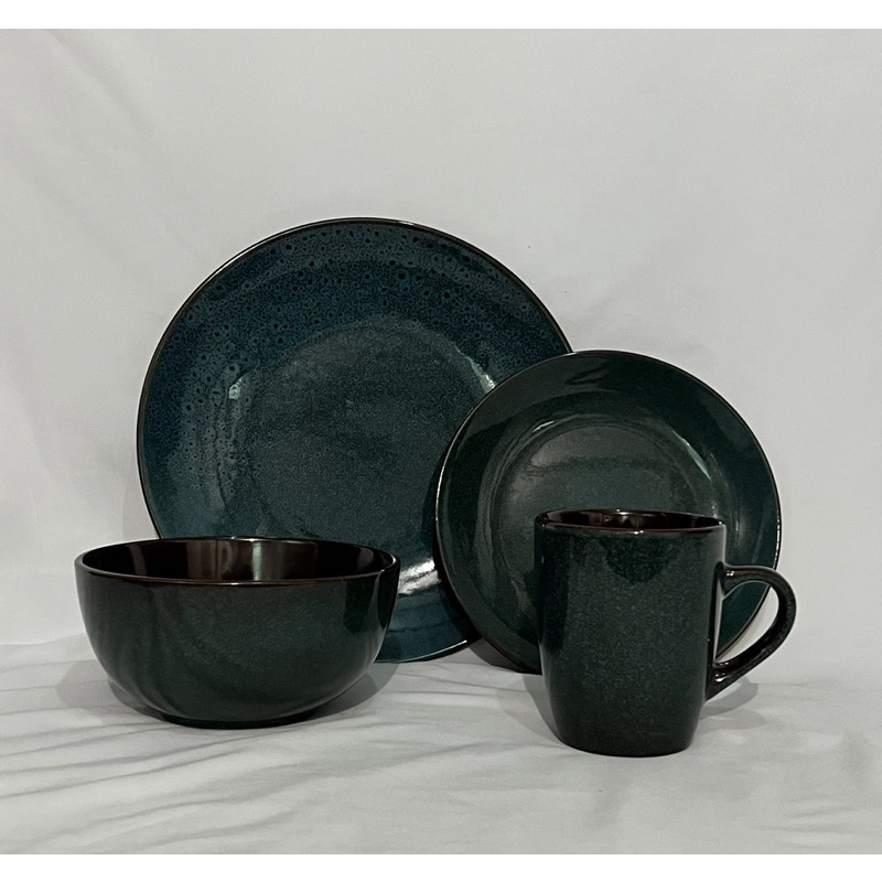 Two tone stoneware Ceramic dinnerware | Shopee Philippines