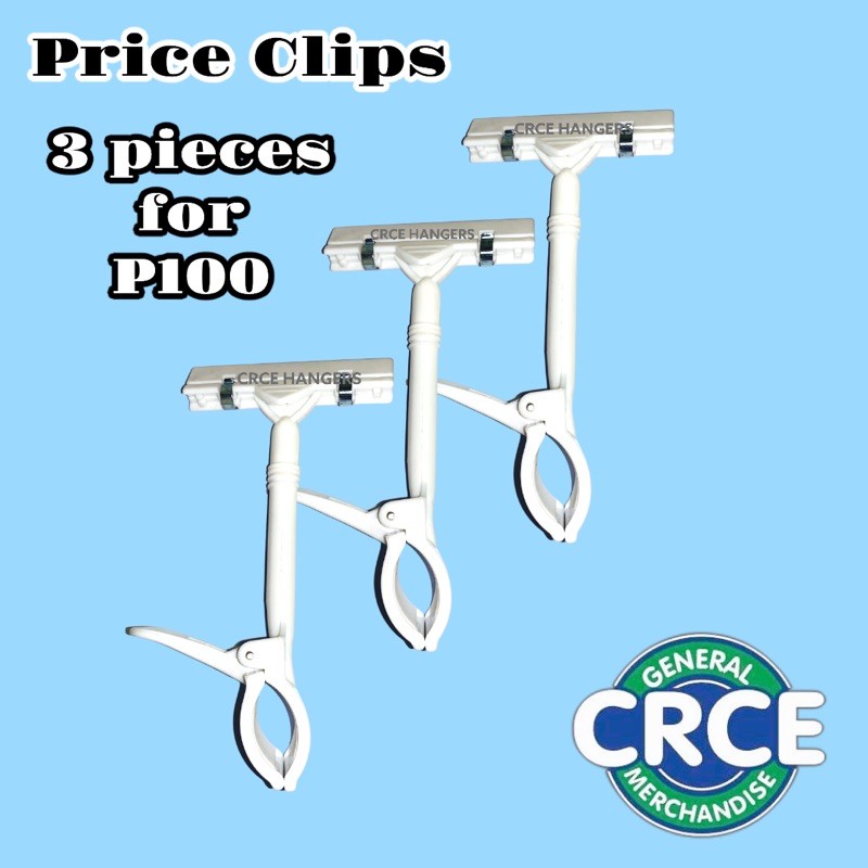 Price Tag Clips Assorted 3 pieces for Php 100 | Shopee Philippines