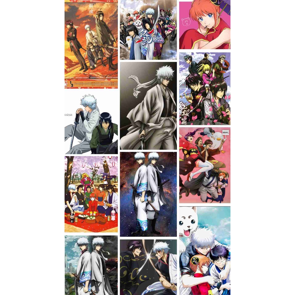Gintama Anime Poster A4 Size | Shopee Philippines