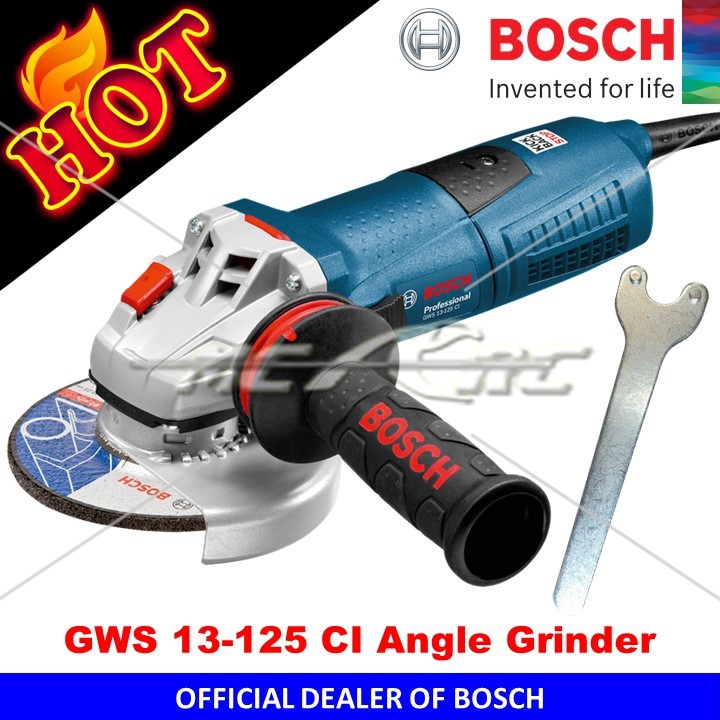 Bosch GWS 13-125 CI Angle Grinder 5" | Shopee Philippines