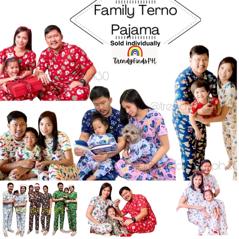 FAMILY TERNO II / Kid & Adult Terno Shirt Pajama / Matchy Family ...