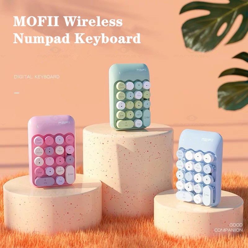 Mofii X910 2.4G Mini Portable Wireless Numeric Keyboard Financial ...
