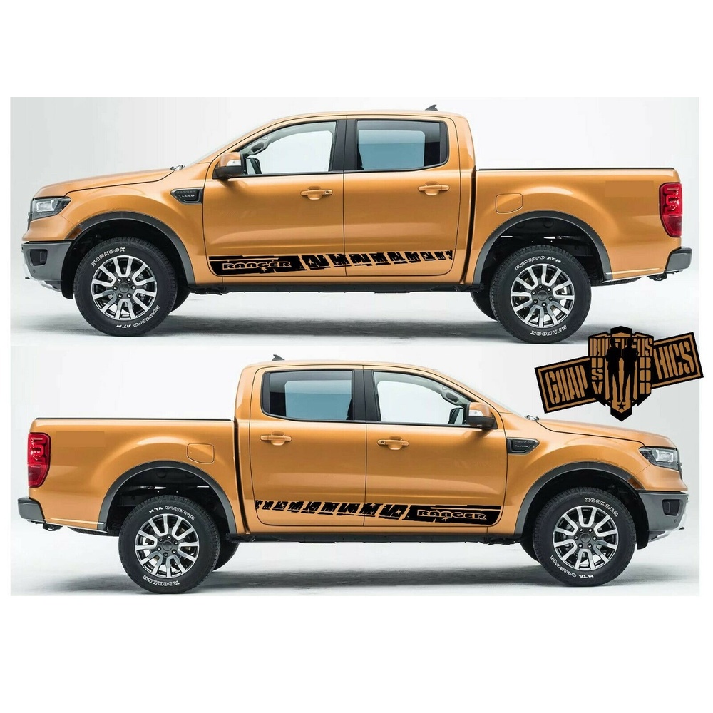 x2 Racing Stripes decal for Ford Ranger | Shopee Philippines