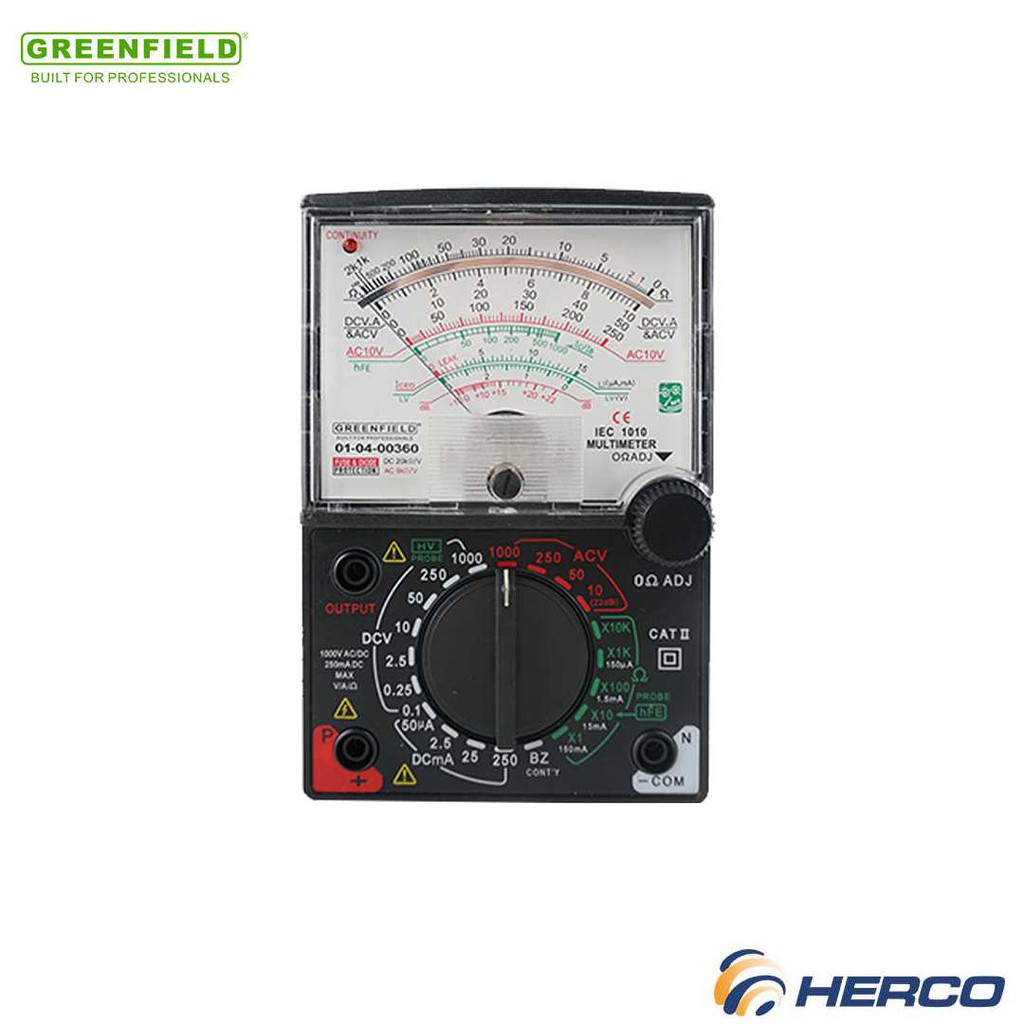 Greenfield 360 Analog Multimeter | Shopee Philippines
