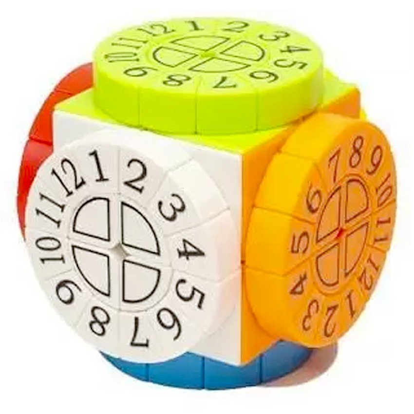 Time Machine 2x2 Time Wheel Cube Rubiks Puzzle Stickerless Shopee