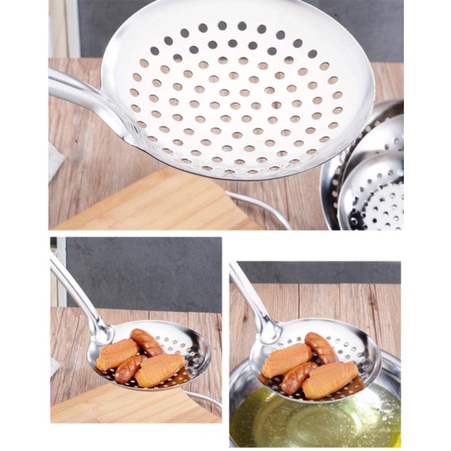 Big Ladle Strainer (stainless steel) | Shopee Philippines