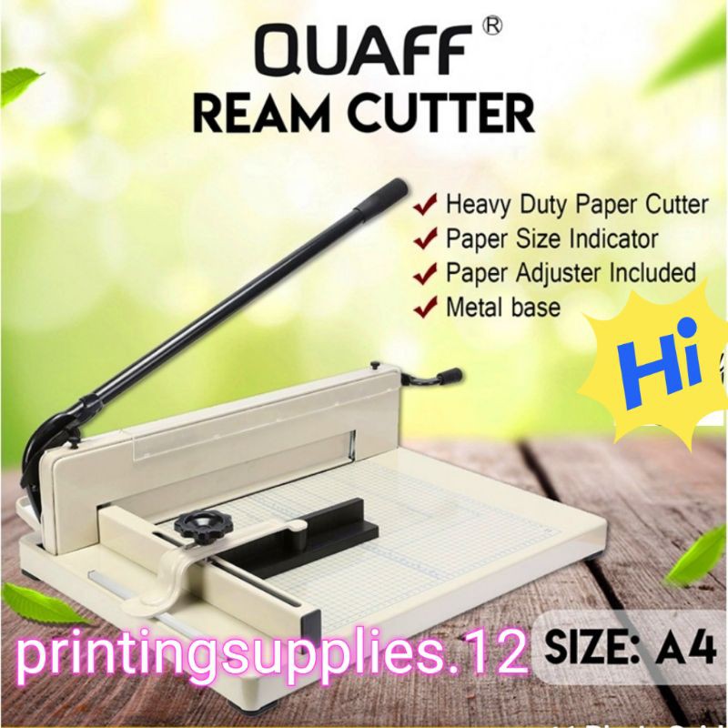 QUAFF REAM CUTTER A4 SIZE | Shopee Philippines