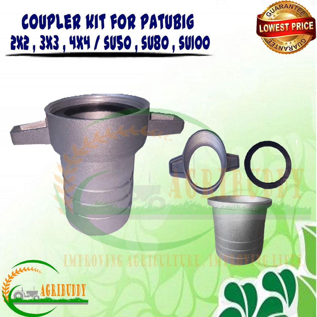 COUPLER KIT FOR PATUBIG / WATER PUMP 2X2 , 3X3 , 4X4 / SU50 , SU50 ...