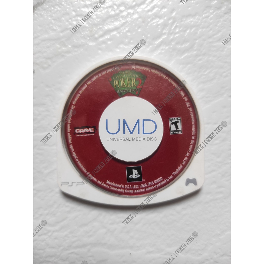 World Championship Poker 2 with Howard Lederer ( no case ) Original PSP UMD Game | Shopee ...