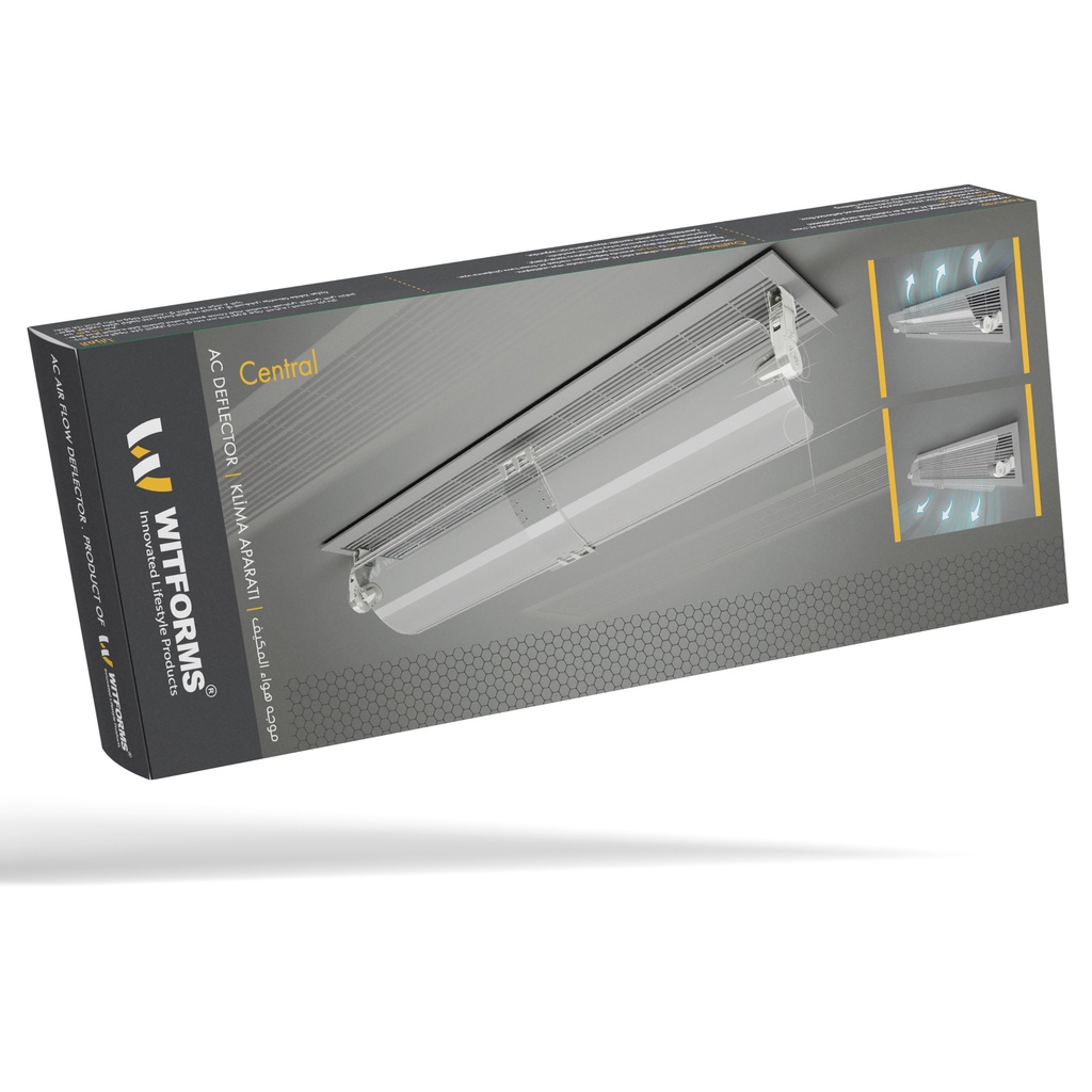 WITFORMS Central AC Deflector - For Centralized Linear Diffuser ...