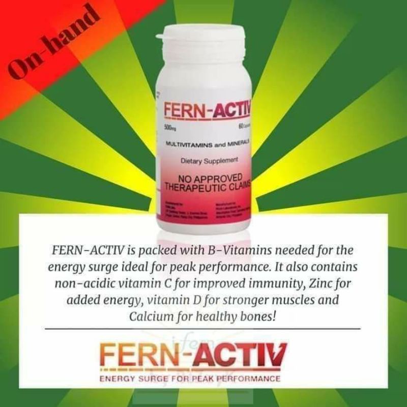 FERN-ACTIVE / I-FERN (ORIGINAL) | Shopee Philippines