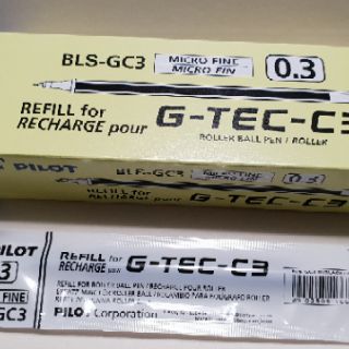 [ B(L)ACK IN STOCK ] Pilot G-TEC C3 0.3 Refill GTEC (Black Blue Red ...
