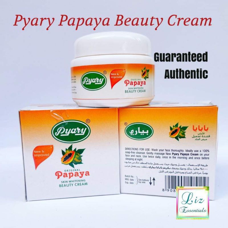 Pyary PAPAYA Whitening Beauty Cream | Shopee Philippines
