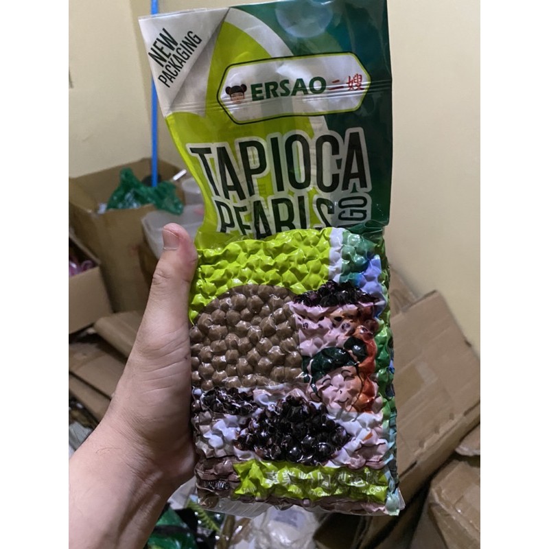 Ersao 1kg black tapioca pearl | Shopee Philippines