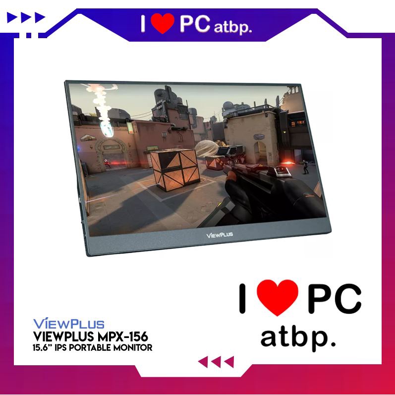 Viewplus MPX-156 15.6” IPS Portable Monitor (HDMI, Type C, 1ms ...
