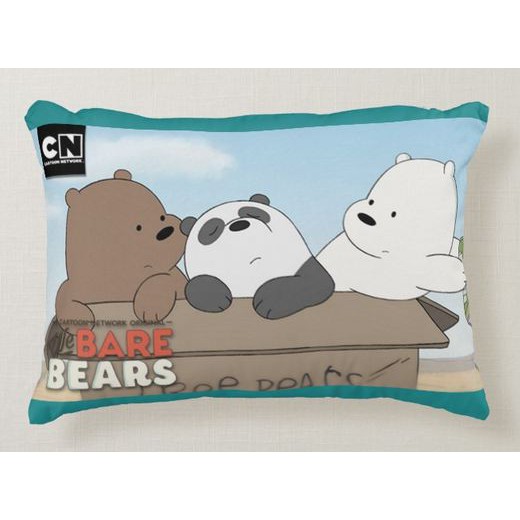 We Bare Bears Mini Pillows 8x11 inches | Shopee Philippines