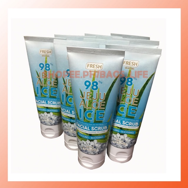 Fresh Skinlab Jeju Aloe Ice Facial Scrub | Shopee Philippines