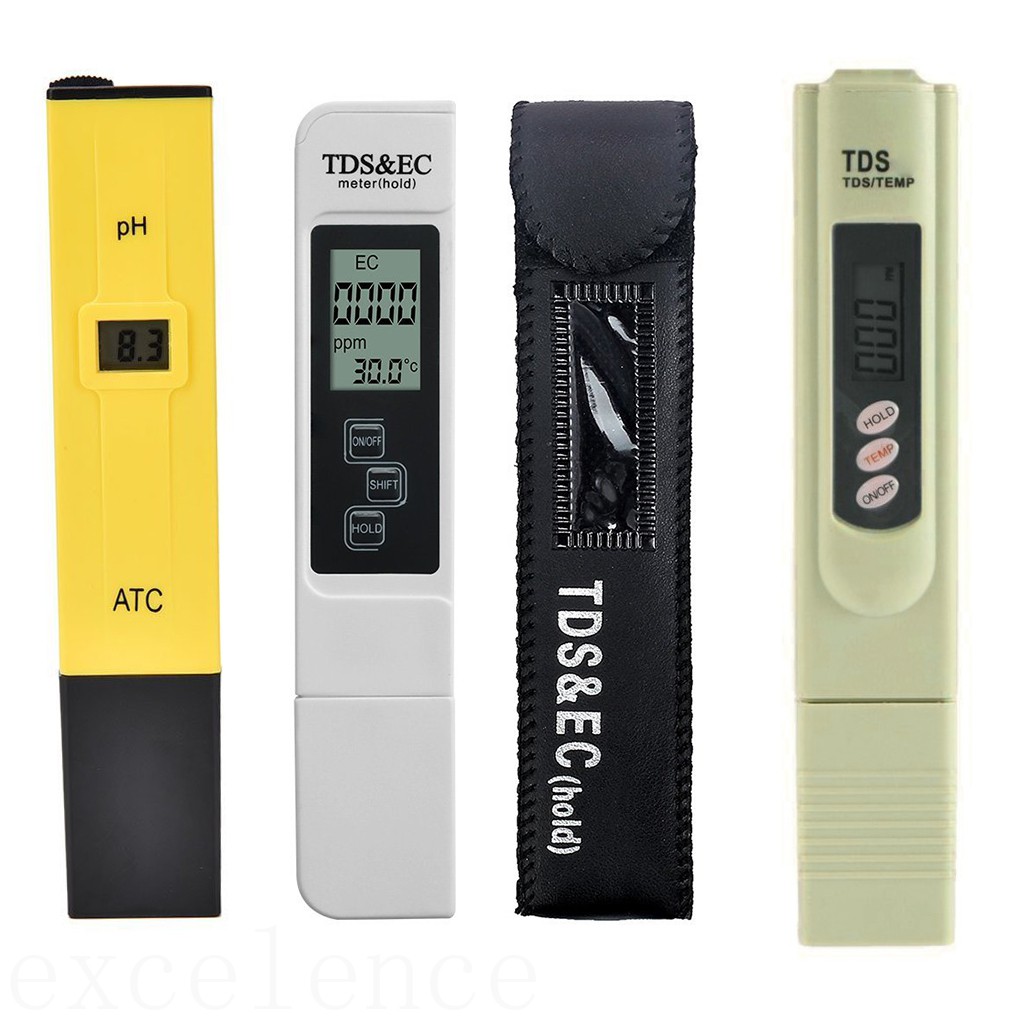 3pcs/lot Digital TDS Water Tester PH Meter Pen TDS EC Meter Aquarium ...