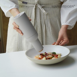 MARI STEIGER LUMI Gravity Electric Pepper Grinder Pink Salt Grinder One ...