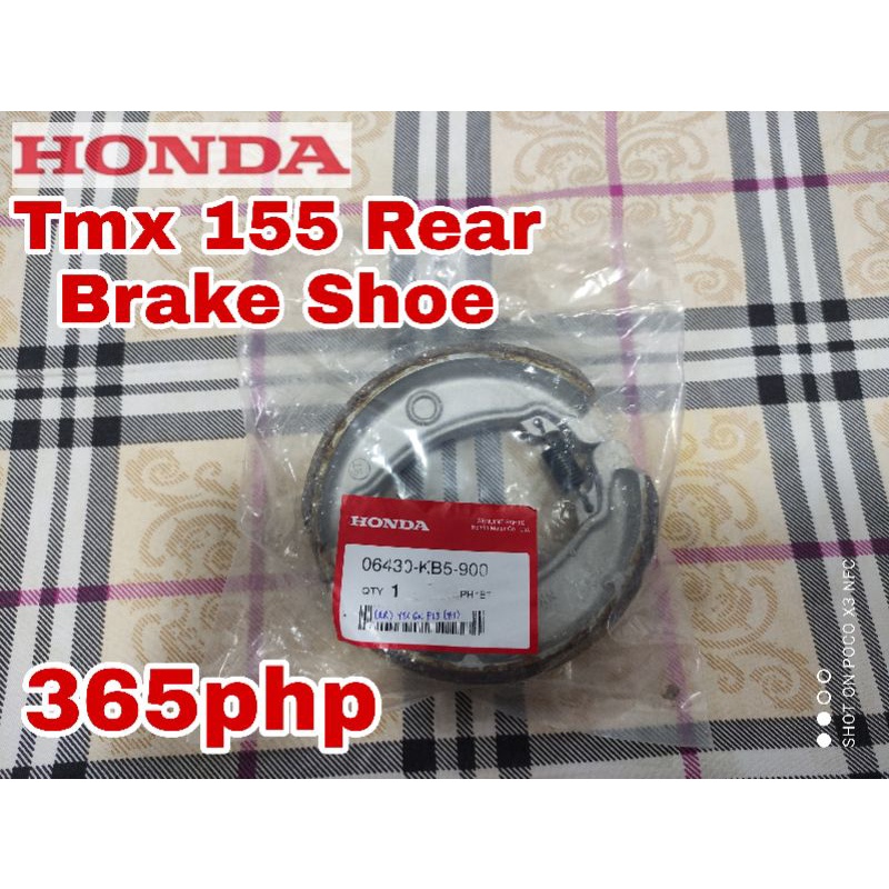 Rear Brake Shoe Tmx 155 Honda Genuine | Shopee Philippines