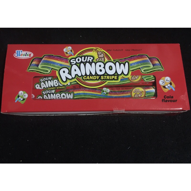 Sour or Cola Rainbow Candy Stripe 30 pcs | Lootbag Fillers, Party ...