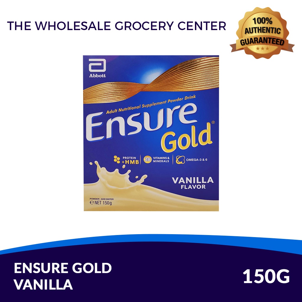 ENSURE GOLD VANILLA HMB (150G/400G) | Shopee Philippines