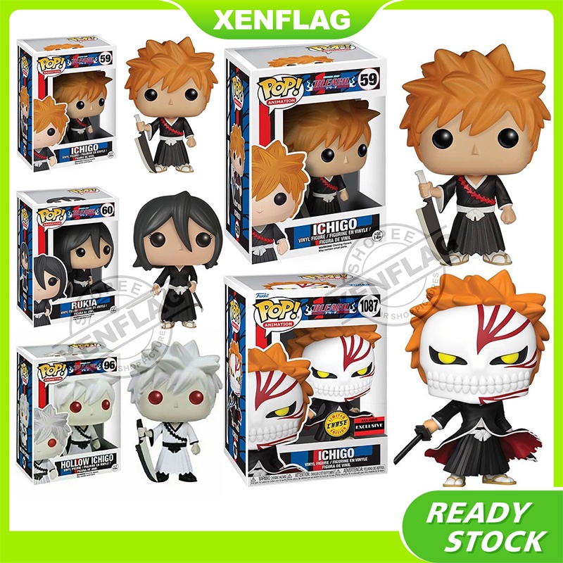 Funko Pop BLEACH #59 Ichigo #60 Rukia Figures Toys Collecting Gifts | Shopee Philippines