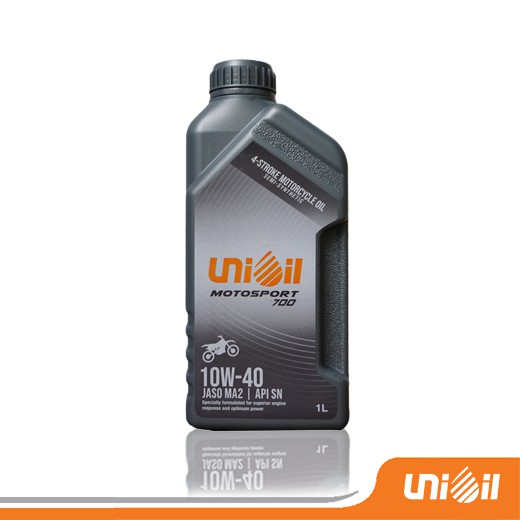 Unioil Motosport 700 10W-40 Semi-Synthetic Motorcycle Oil (1L) | Shopee ...
