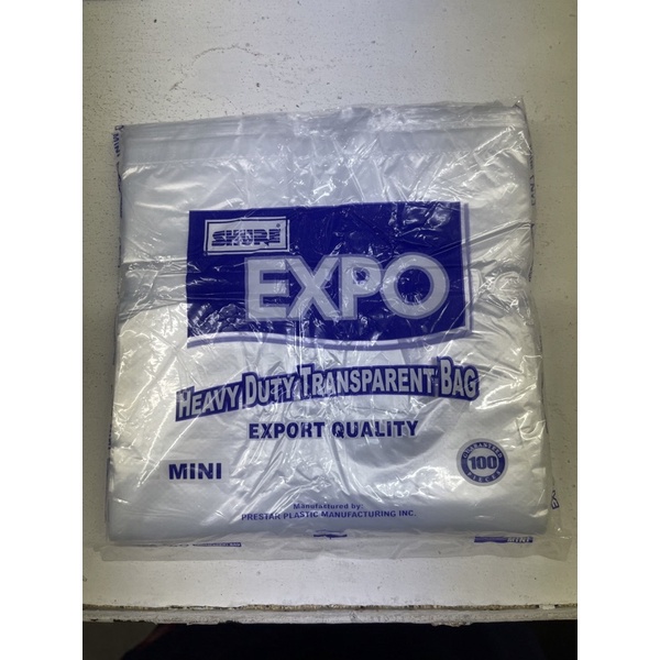 100pcs MINI SHURE Expo Plastic Sando Bag Transparent | Shopee Philippines