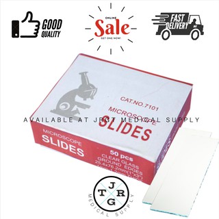 Microscope Slides Plain / Frosted (1 box-72pcs) | Shopee Philippines