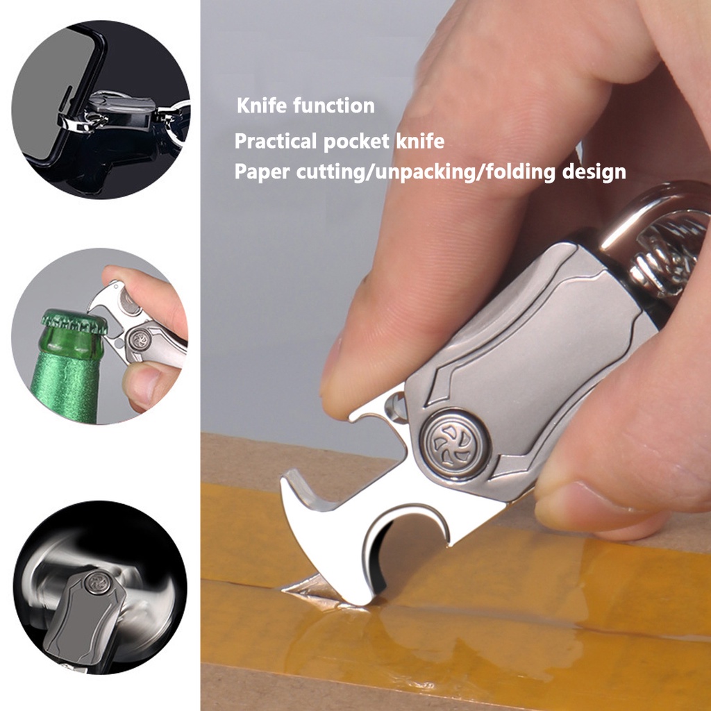 Custom Lettering Keychains 4-in-1 Heavy Duty Key Chain Anti-Anxiety ...