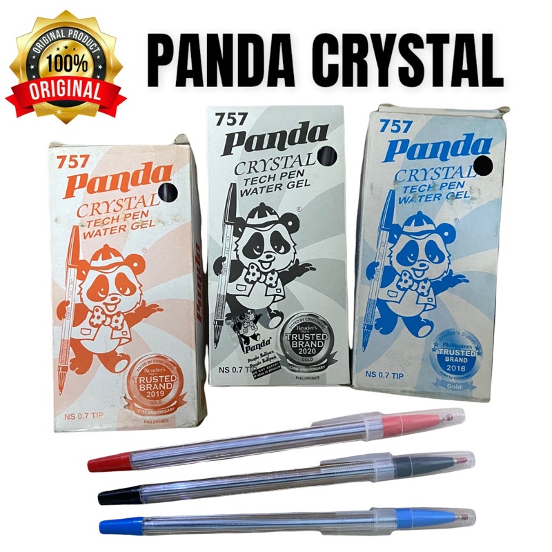 Original PANDA CRYSTAL#757 (Assorted Colors)sold per Box | Shopee ...