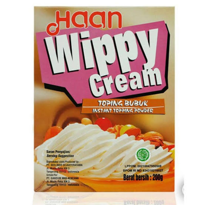 Wippy cream / whipped cream / Wip cream Powder 200 gr | Shopee Philippines