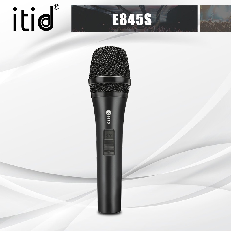 itid E845S Professional Dynamic Wired Microphone Cardioid Mic with ...