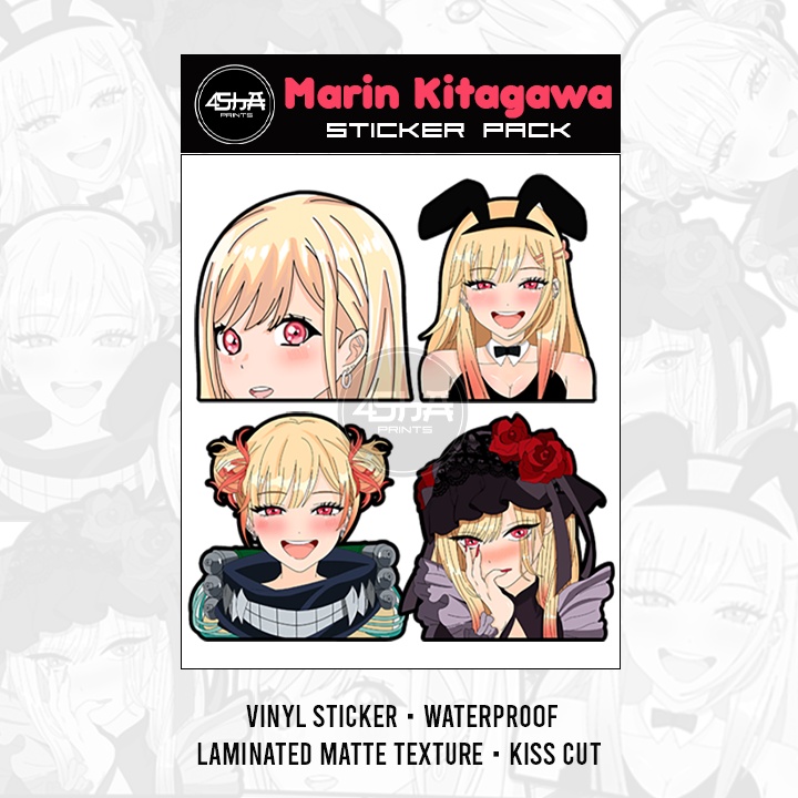 4SHAPRINTS - MARIN KITAGAWA STICKER PACK | Shopee Philippines