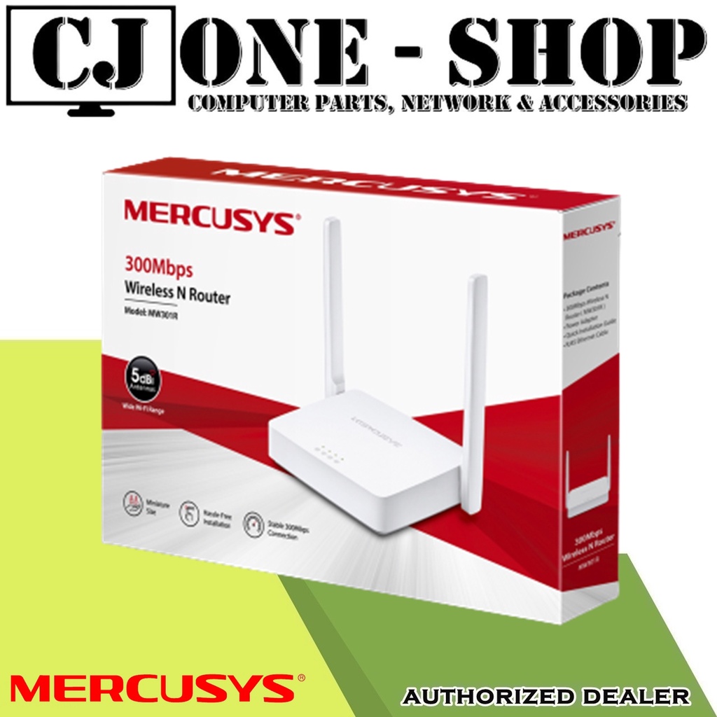 Mercusys MW301R 300Mbps Wireless N Router ( Powered by TP-LINK ...